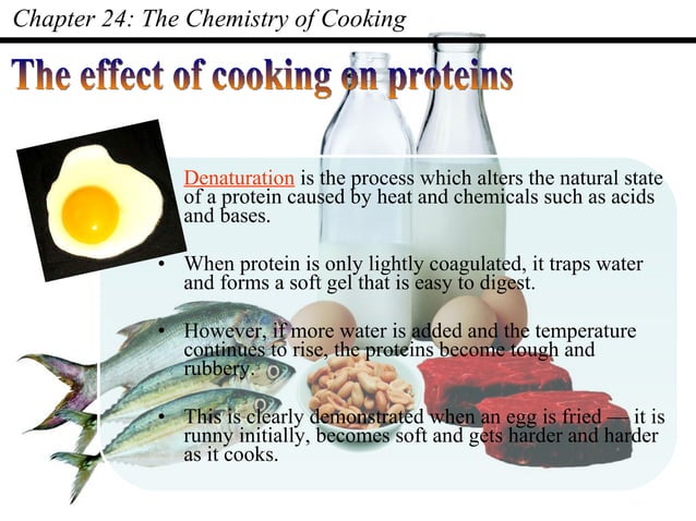 C24 the chemistry of cooking | PPS | Chemistry | Science