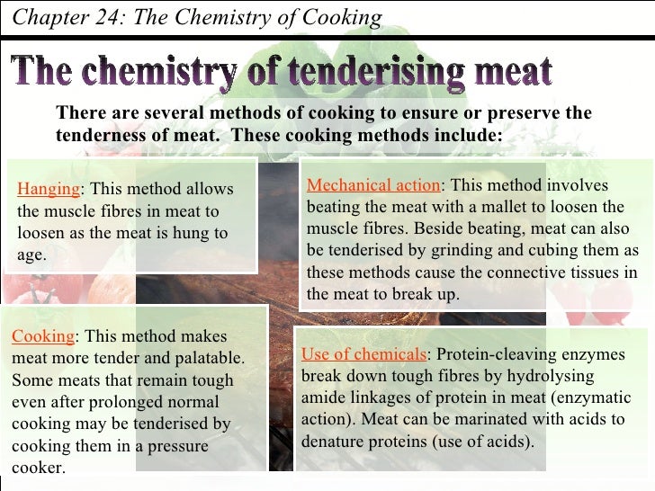 C24 the chemistry of cooking