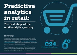 Predictive Analytics in Retail - Visual Infographic Report | PPT
