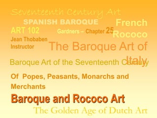 07 Baroque Art in Northern Europe | PPTX