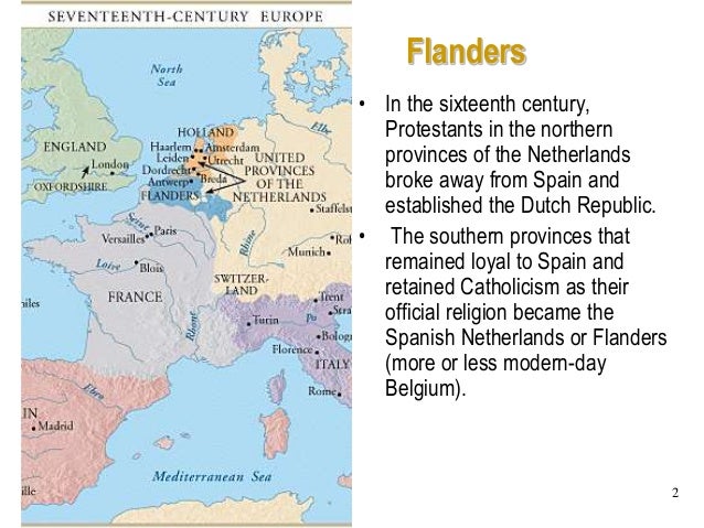 Northern Renaissance Map Flanders
