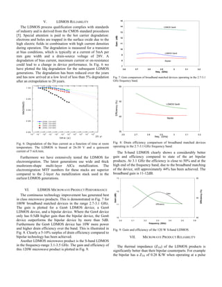 S-Band Radar LDMOS Transistors EuMW2009 | PDF