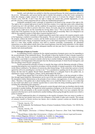 A Critical Analysis of Robert Nozick’s Entitlement Theory of ...