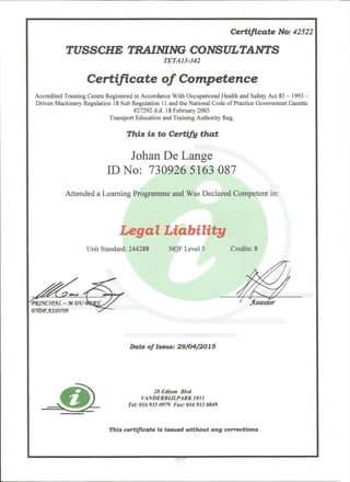 Legal Liability - Copy | PDF