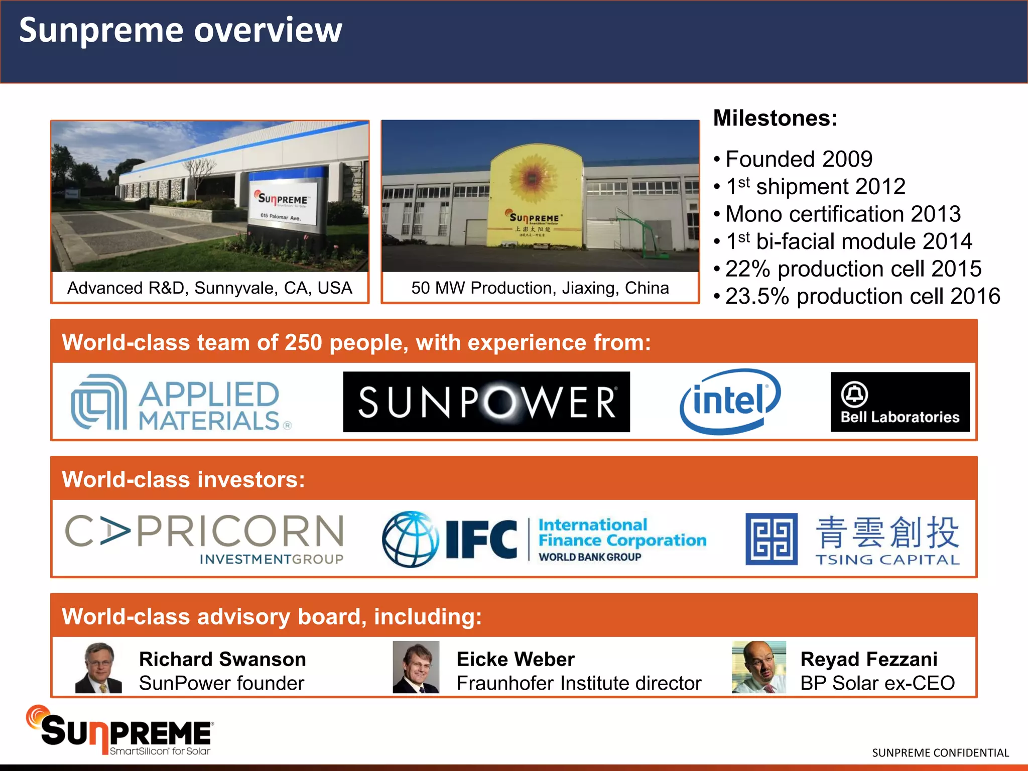 Sunpreme mini overview_8 slides | PDF