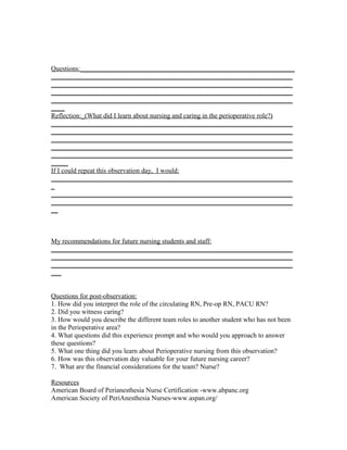 perioperative clinical student worksheet17:RNS | DOC