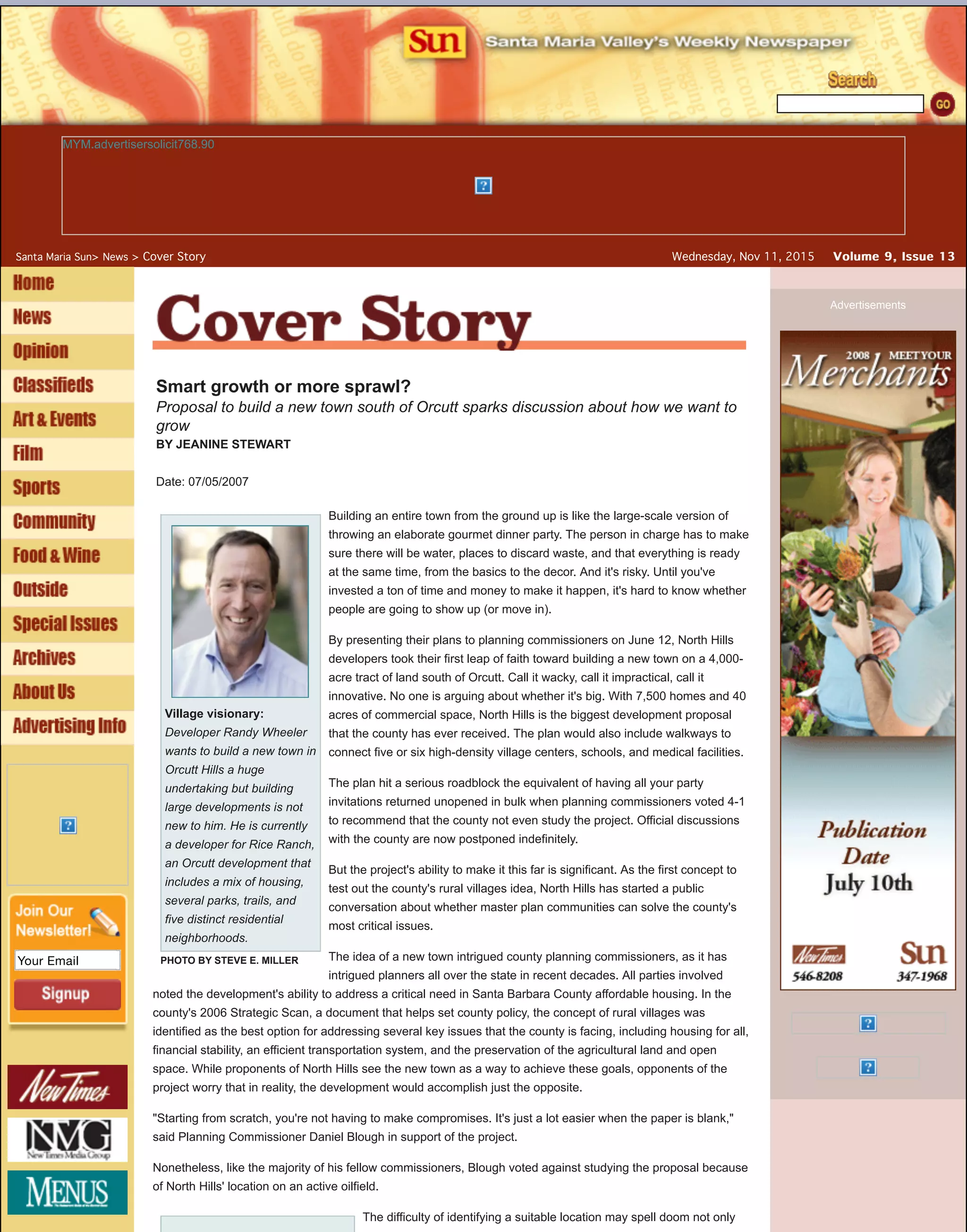 Smart growth or more sprawl? Santa Maria Sun | PDF