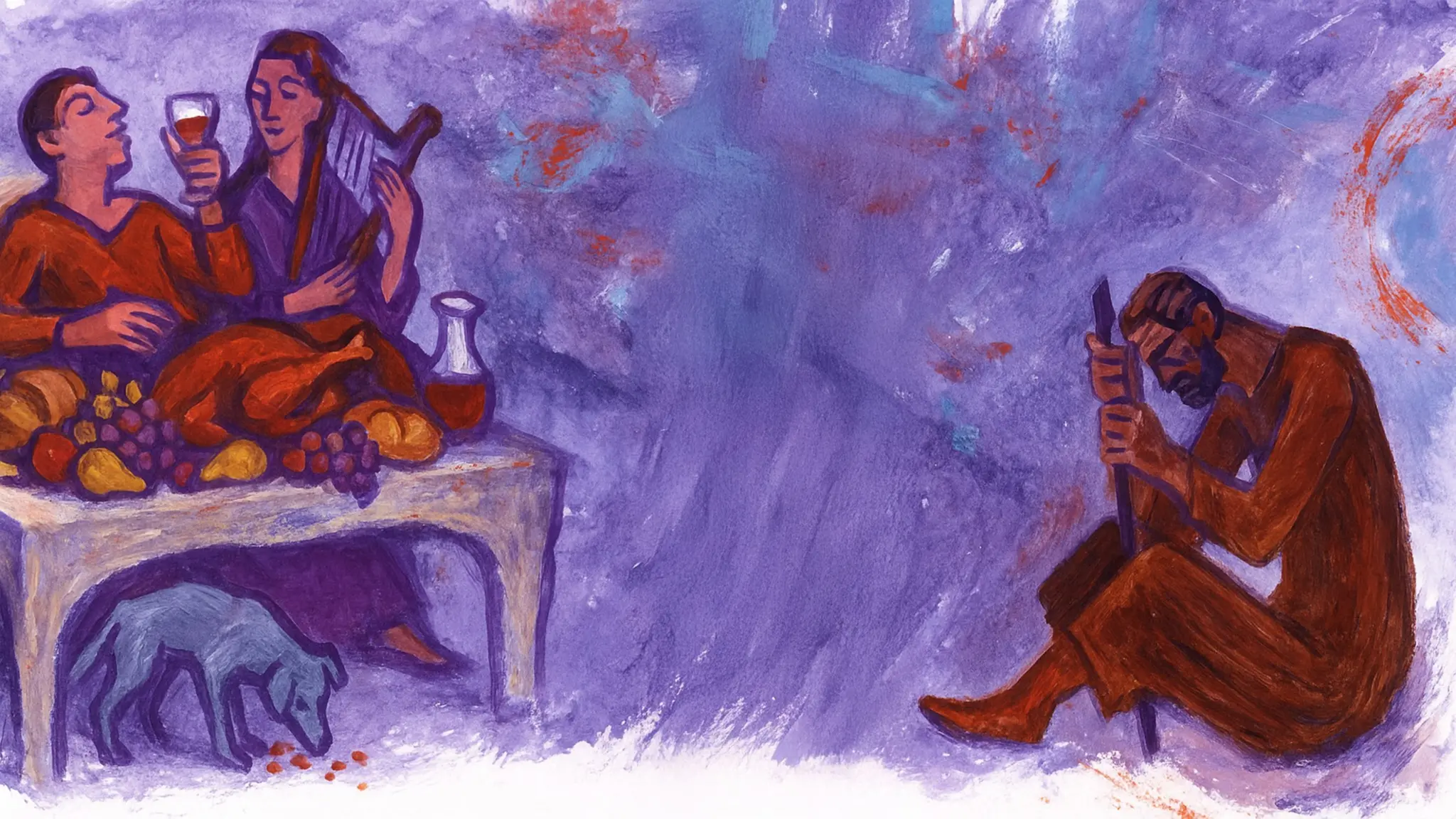 De arme Lazarus en de rijke vrek (C26 Ten Bos 2025) | PPTX