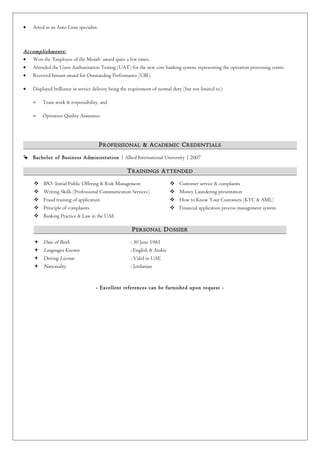 Resume - Waell Sami Mohammed Said Masoud - 02-2017 | PDF
