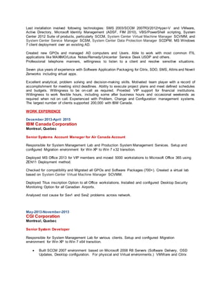 Resume | DOCX | Operating Systems | Computer Software and Applications