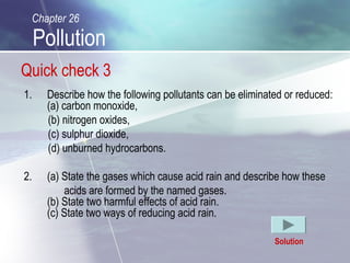 C26 pollution | PPT | Free Download
