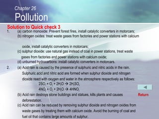 C26 pollution | PPT | Free Download