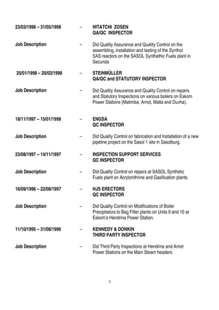 JG Smit - CV | PDF
