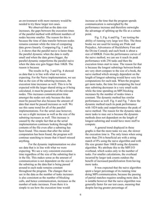 A Comparison of Serial and Parallel Substring Matching Algorithms | PDF