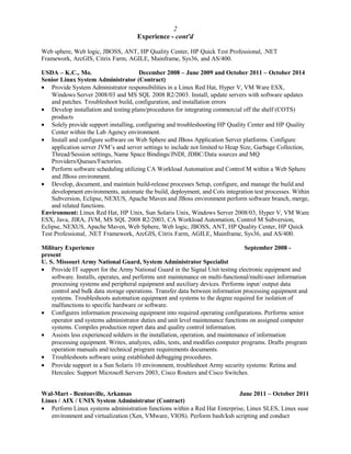 Rodney Williams System Engineer | PDF