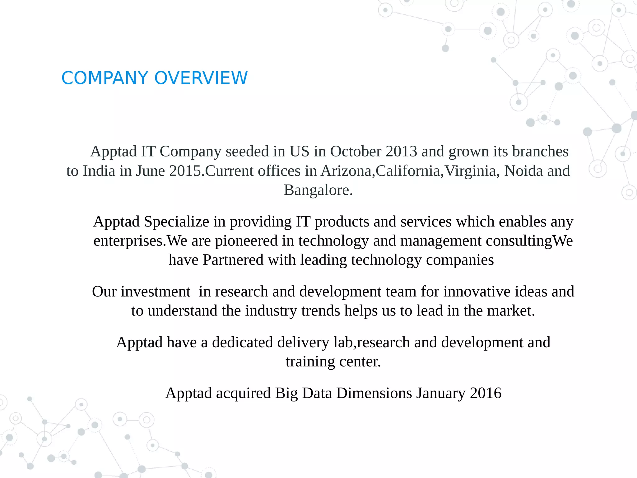 Apptad presentation | PDF | Cloud Computing | Internet