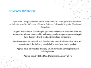 Apptad presentation | PDF | Cloud Computing | Internet