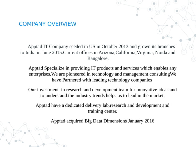 Apptad presentation | PDF | Cloud Computing | Internet