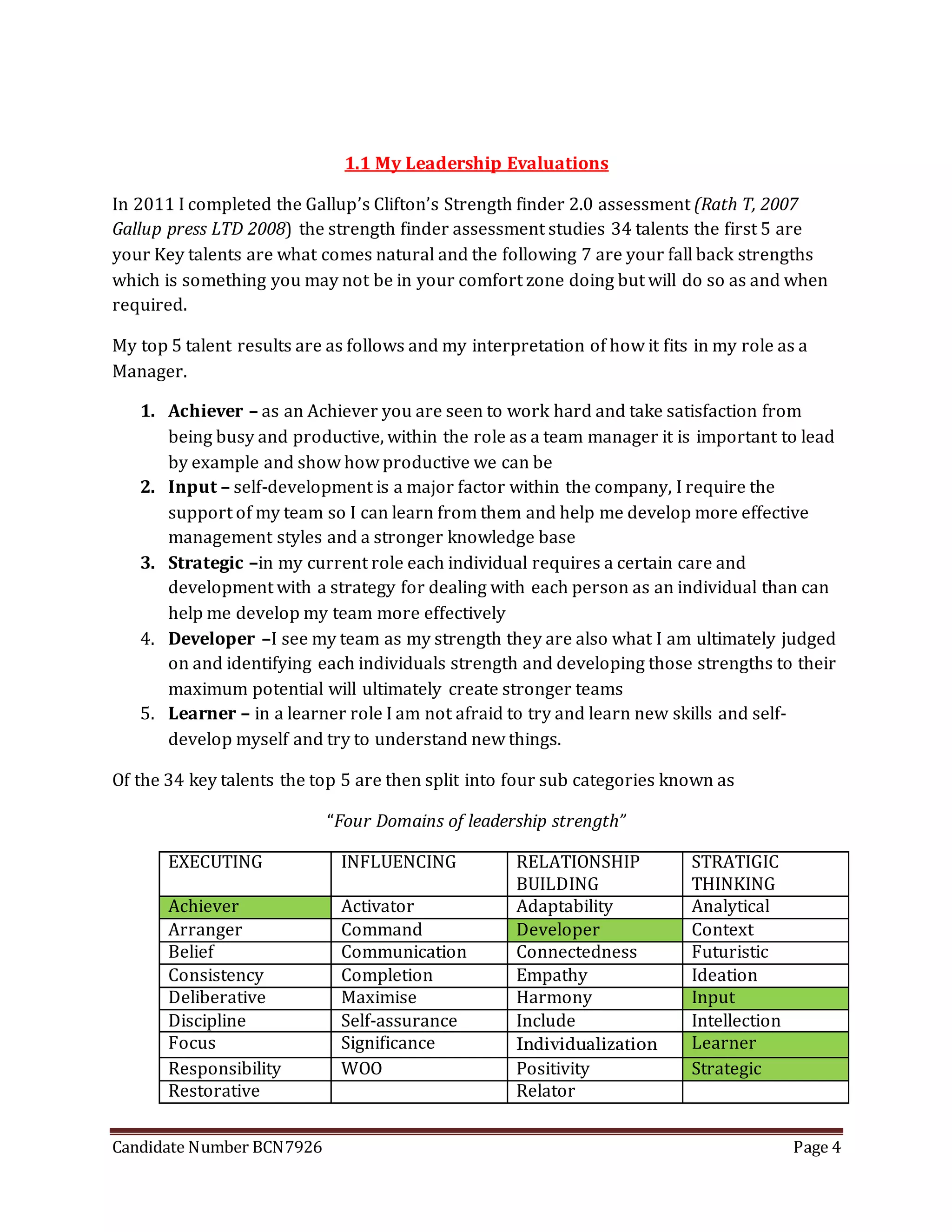 ILM Level 5 docx revision no 1 | DOCX
