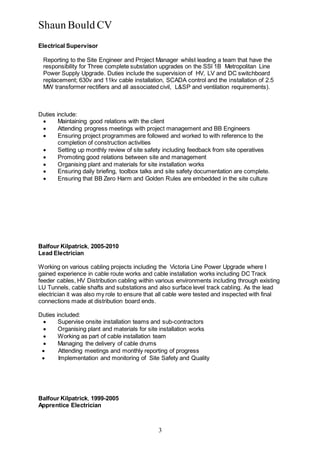S. Bould CV | PDF