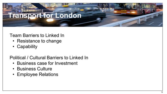 ConnectIn TfL Presentation | PPT