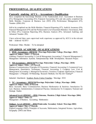 CV - Coster Charu | PDF