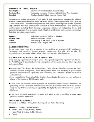 CV - Coster Charu | DOCX