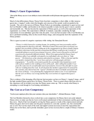 Disney Guest Service Strategy | PDF