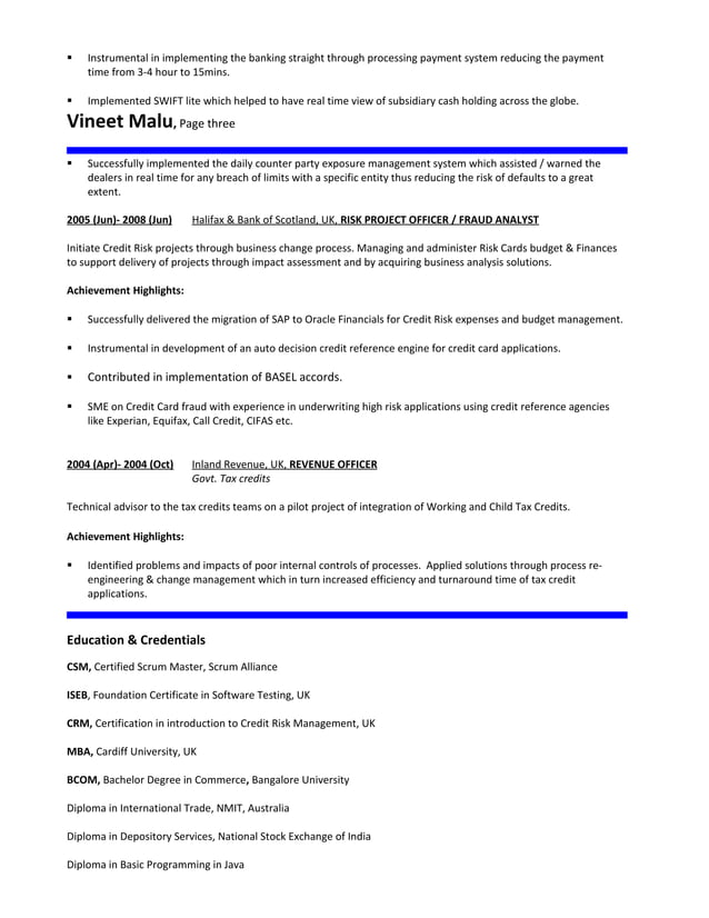 Vineet Malu-Resume | PDF