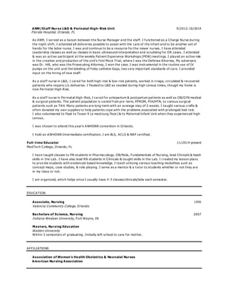 My Resume Oct. 2014 | PDF