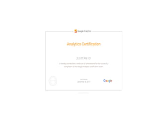 Google analytics certification | PDF