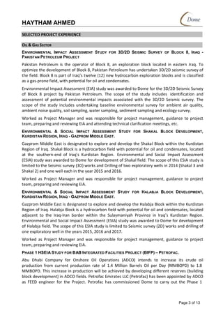 Haytham Ahmed CV - Technical Director - Oct 2015 | PDF