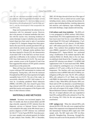 2008Phylogenetic Analysis and Isolation of CDV | PDF | Infectious ...