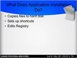 Working with Applications | PPT