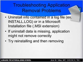 Working with Applications | PPT