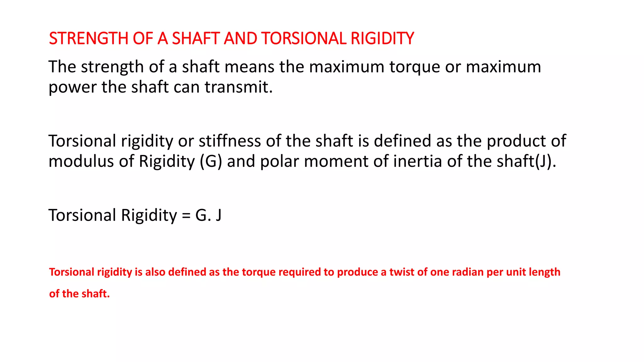 Simple torsion equation | PPTX
