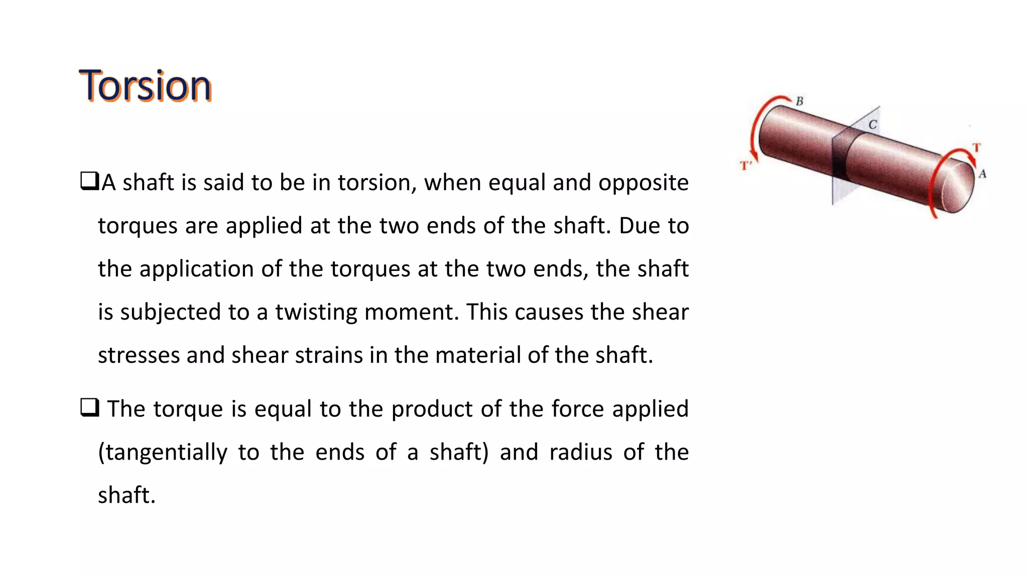 Simple torsion equation | PPTX | Physics | Science