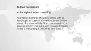 Kidnap for ransom response | PPTX