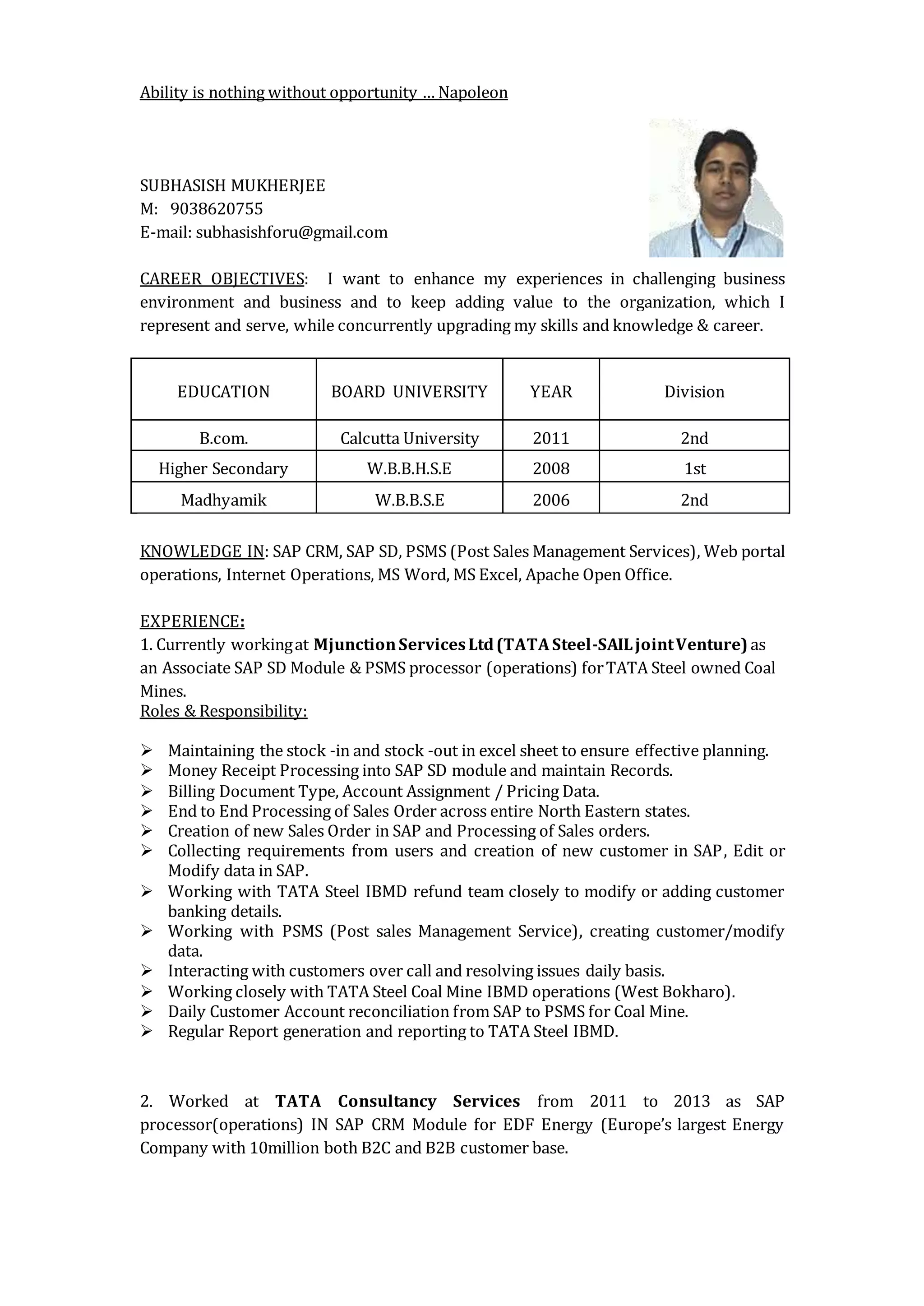 Subhasish Mukherjee-CV | DOCX