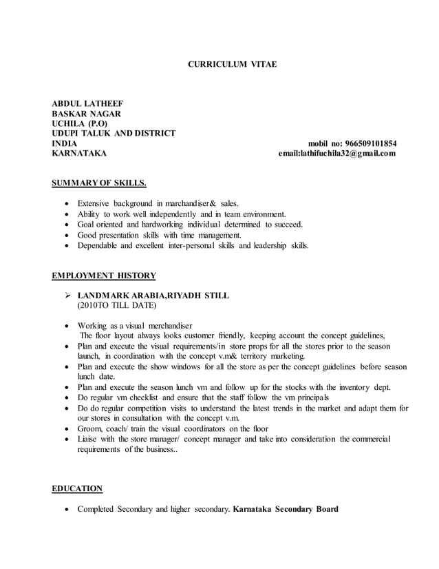 CURRICULUM VITAE | DOCX