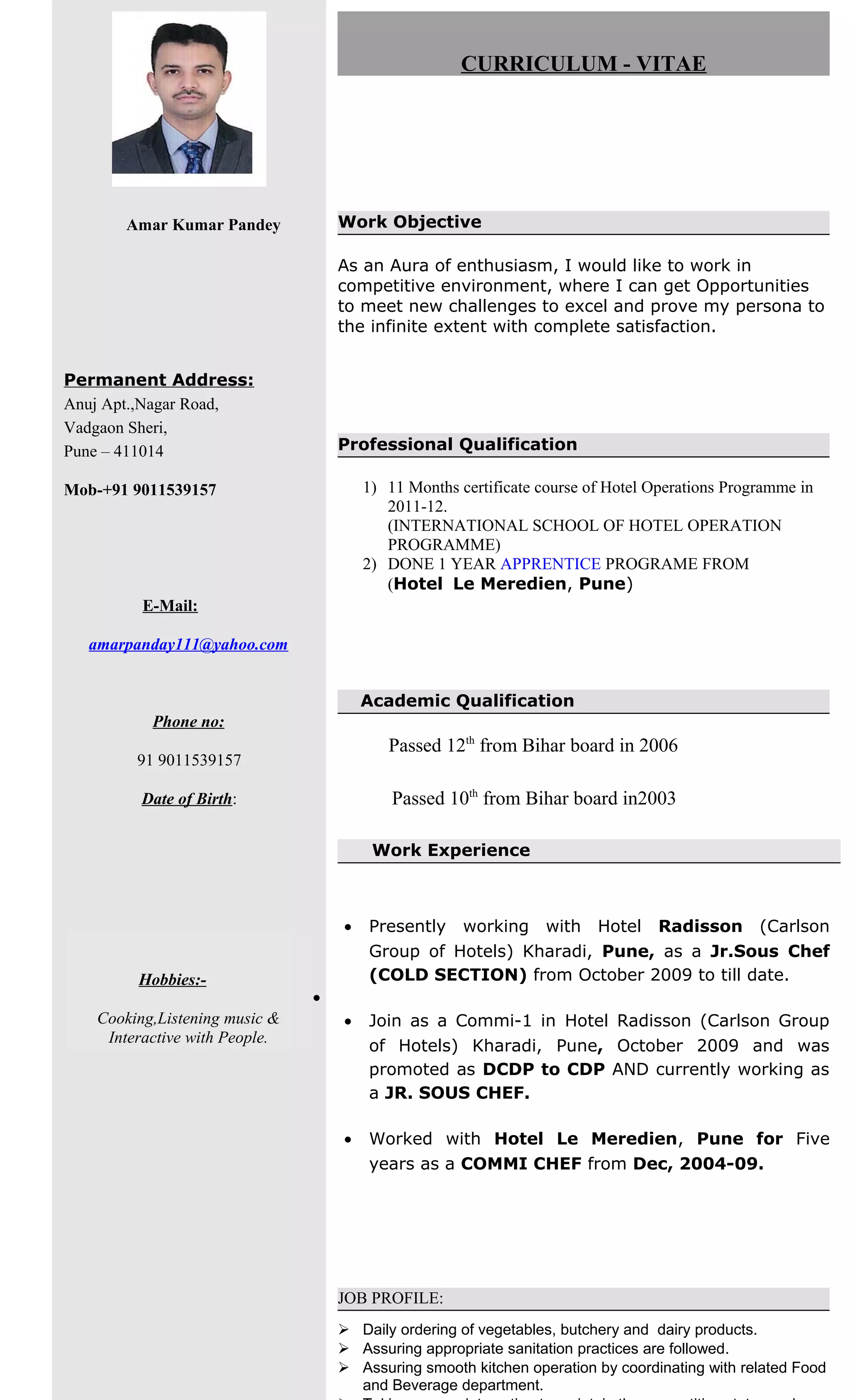 Copy of Amar kumar pandey | PDF