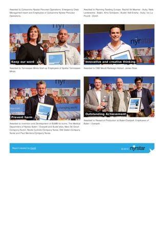 2010 Nyrstar Excellence Awards | PDF | Business and Finance