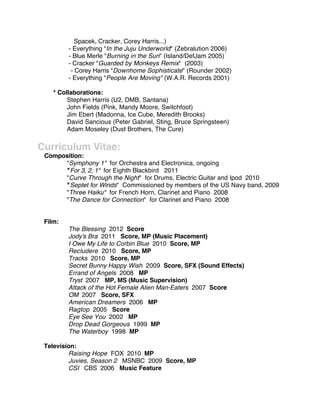 Steve Van Dam CV | PDF