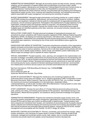 Fletcher L. Smith Professional Logistics Resume (2-25-2015) | DOC