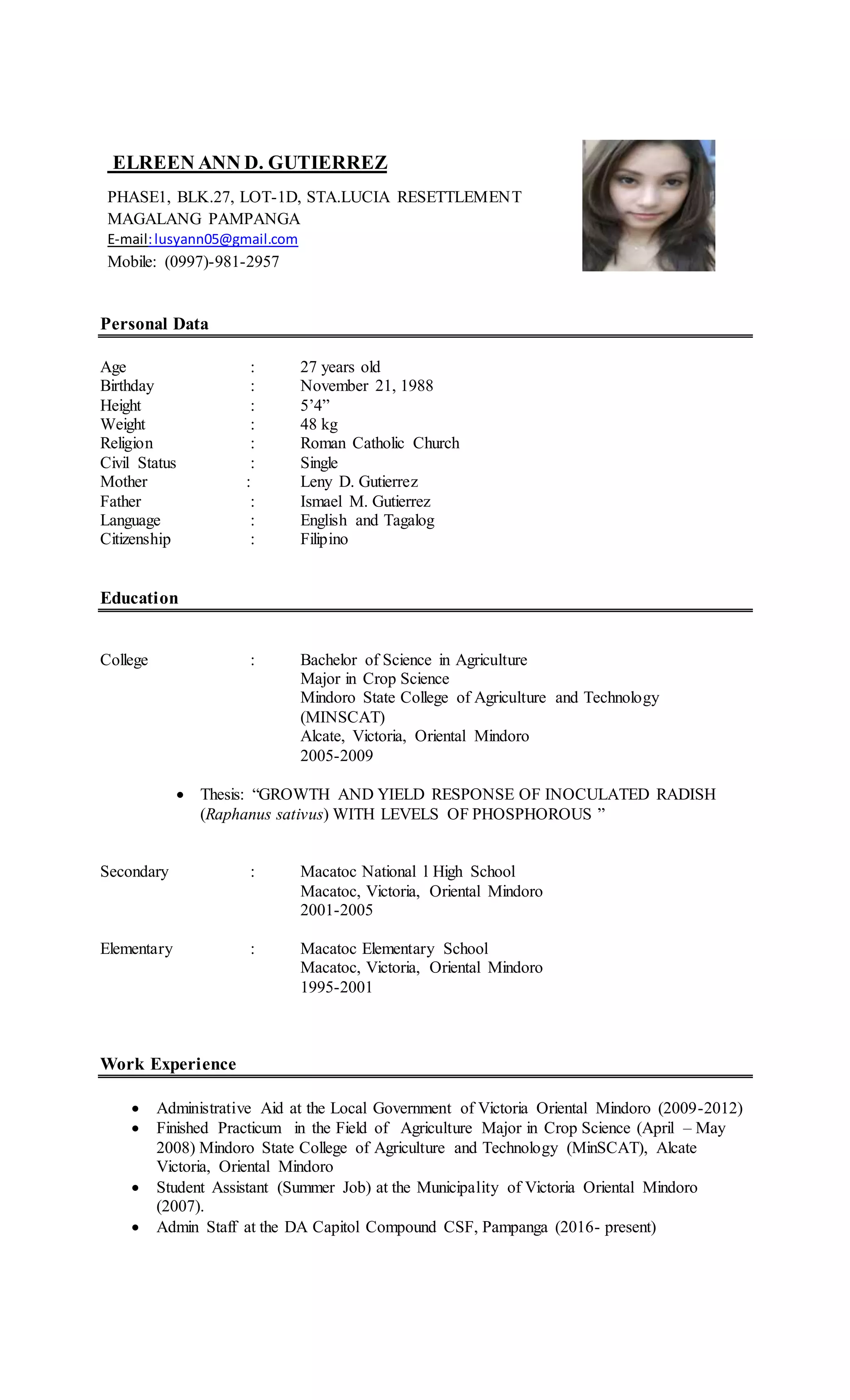 ELREEN ANN D. GUTIERREZ | PDF