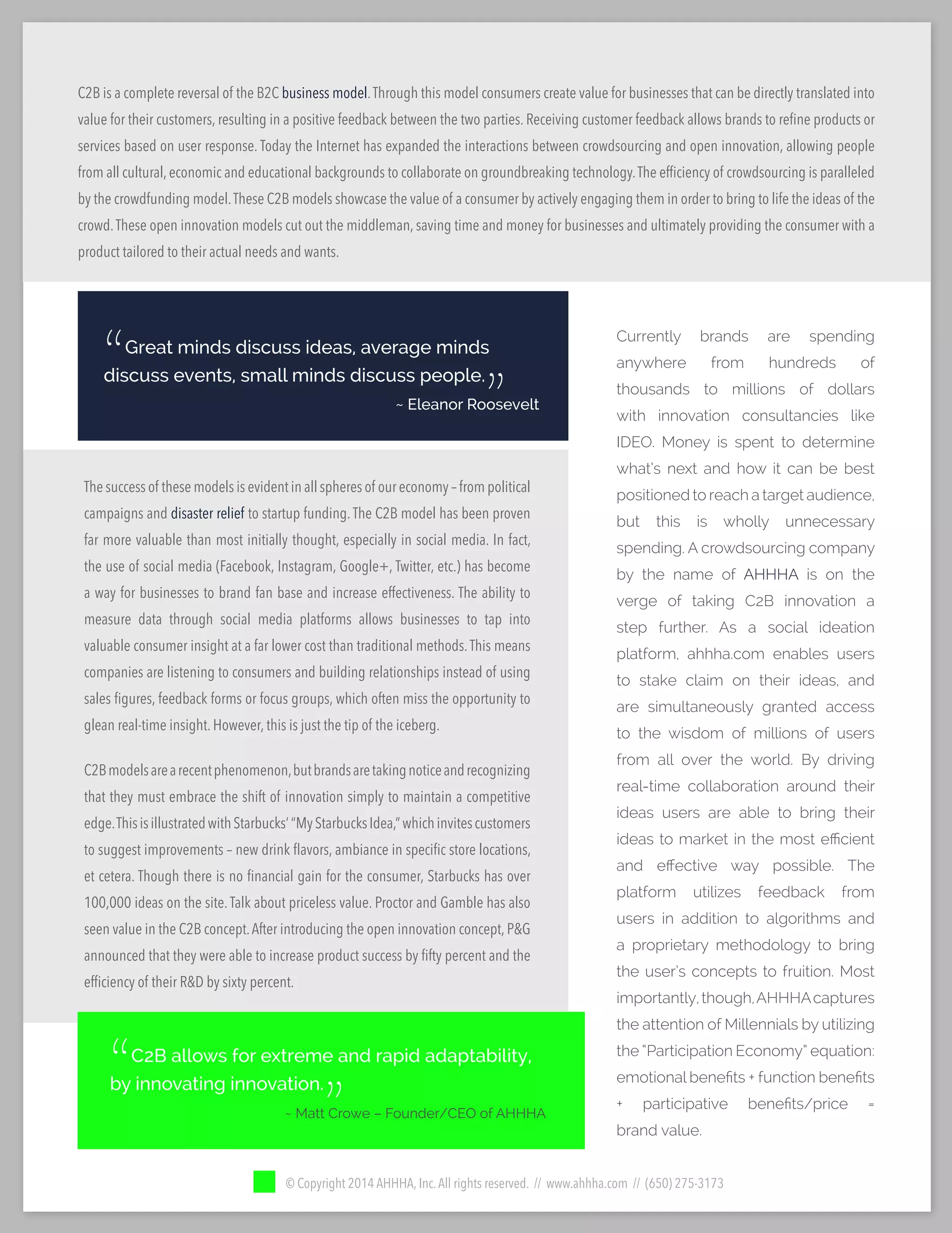 C2B - "Consumer to Business" The Next Internet Reveloution. | PDF