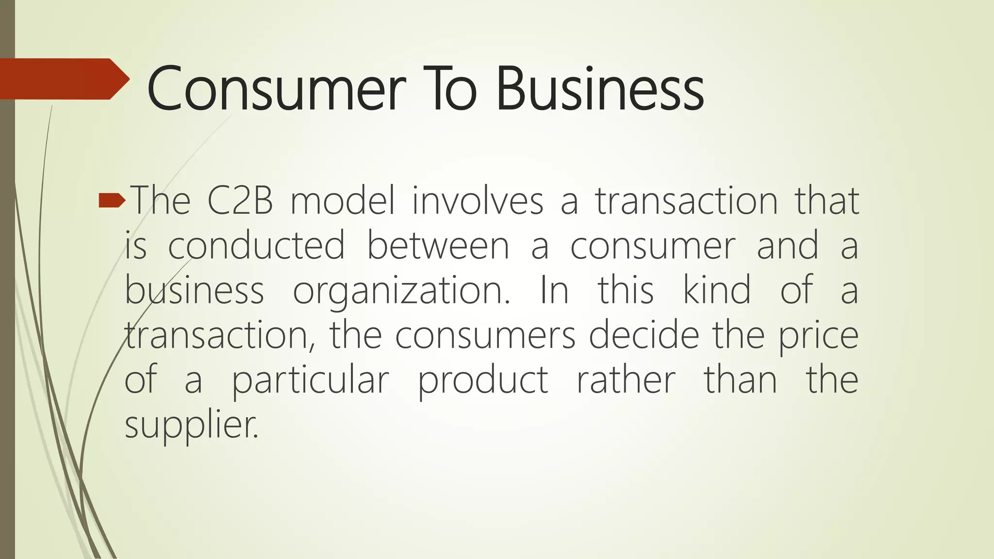consumer to business | PPTX