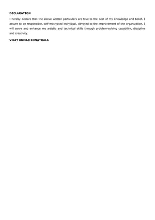 Vijay konathala Resume | PDF