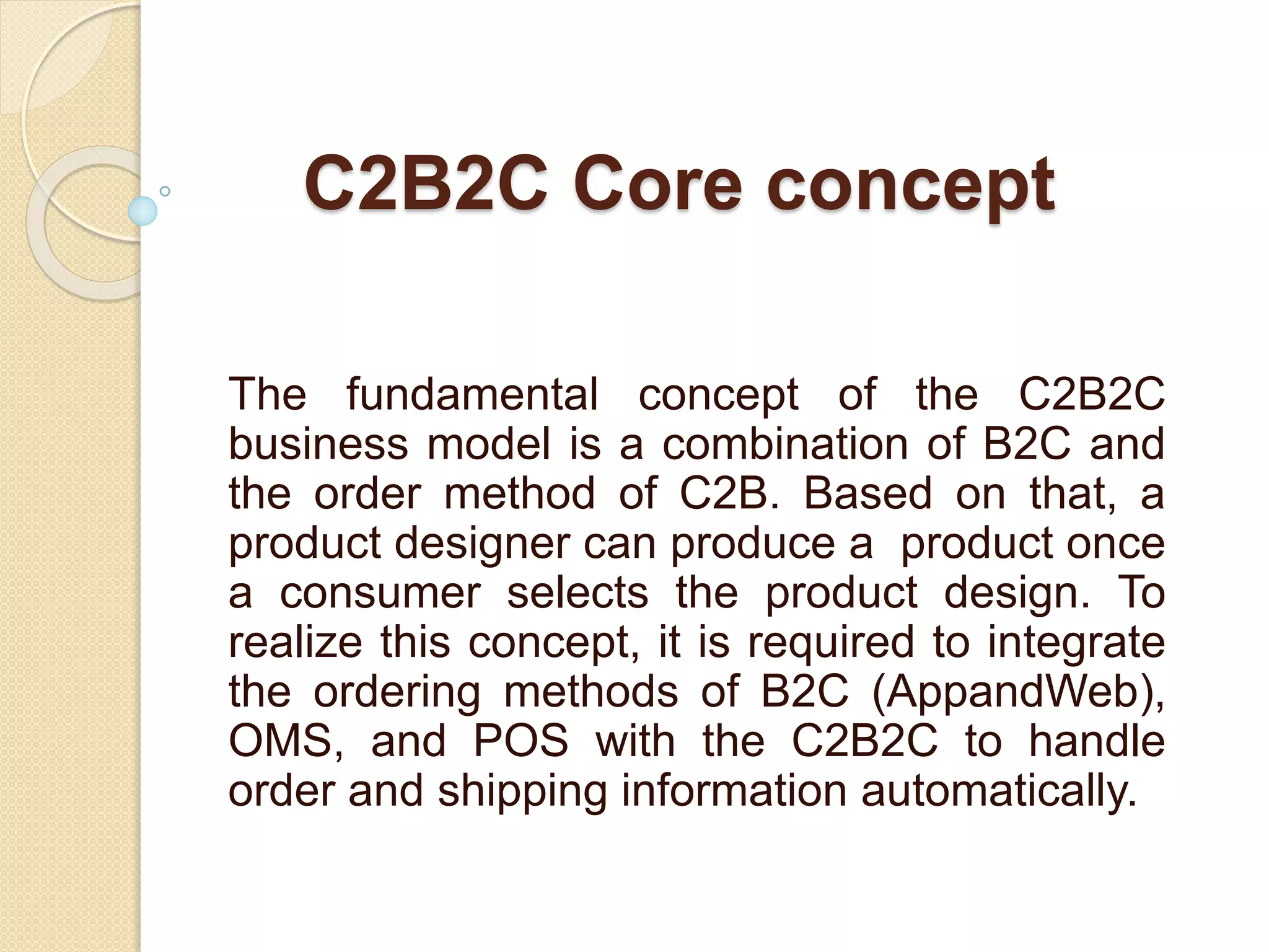 C2B2C business model | PPTX