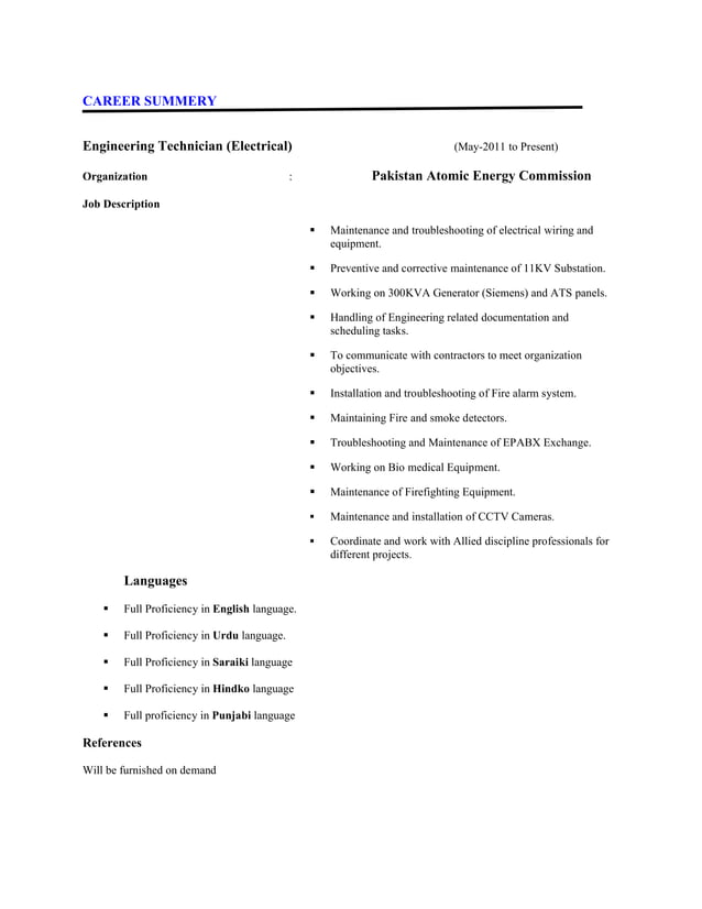 cv Farman Awan | PDF